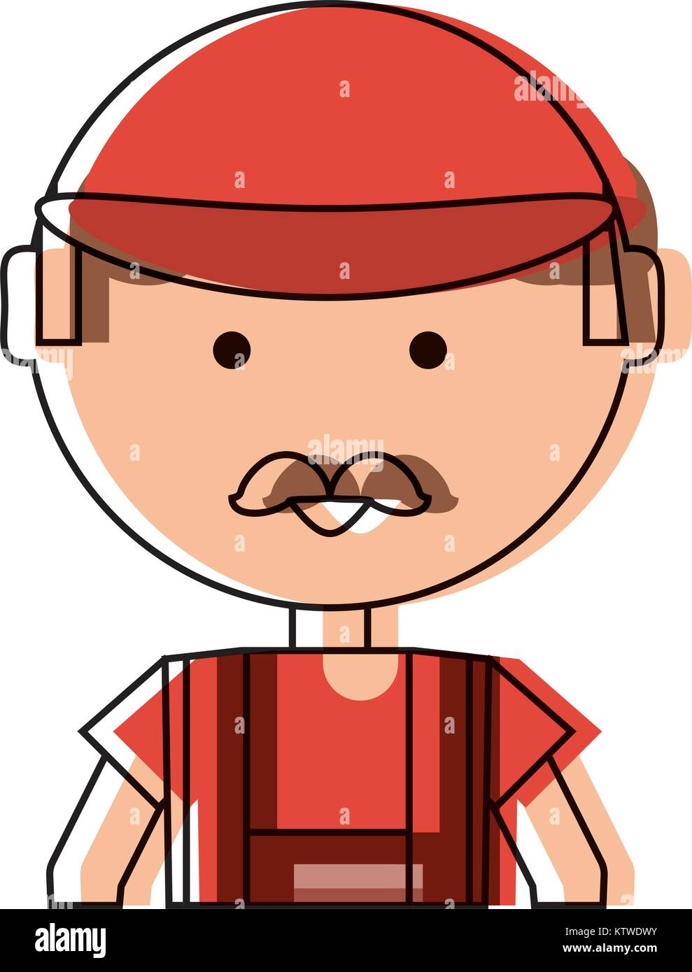 cartoon mechanic man icon Stock Vector Image & Art - Alamy
