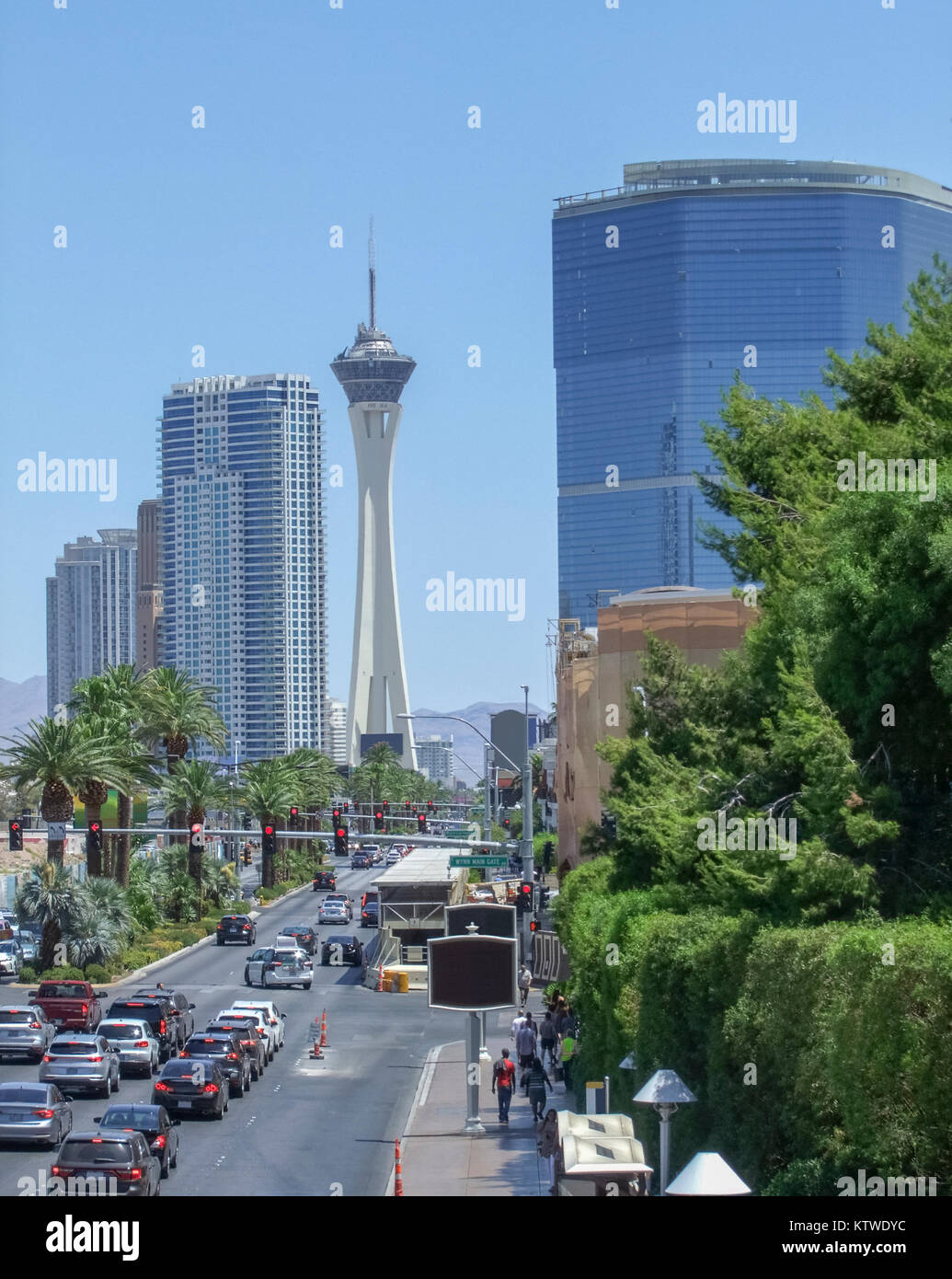 sunny city view of Las Vegas in Nevada, USA Stock Photo - Alamy