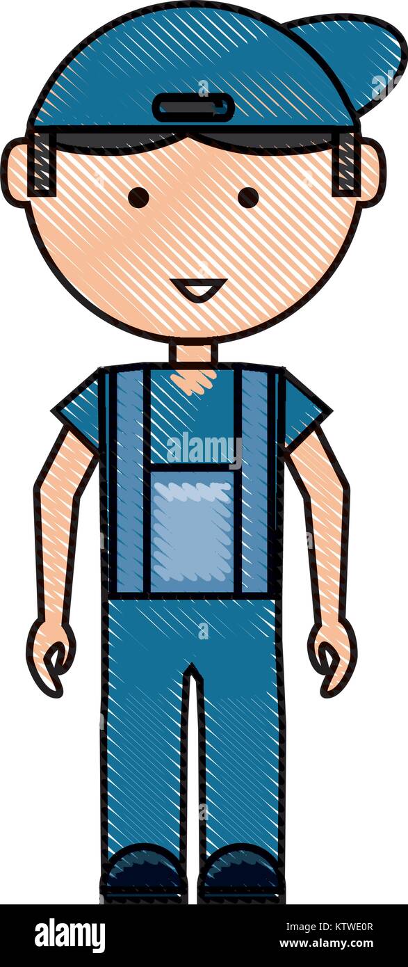 cartoon mechanic man icon Stock Vector Image & Art - Alamy