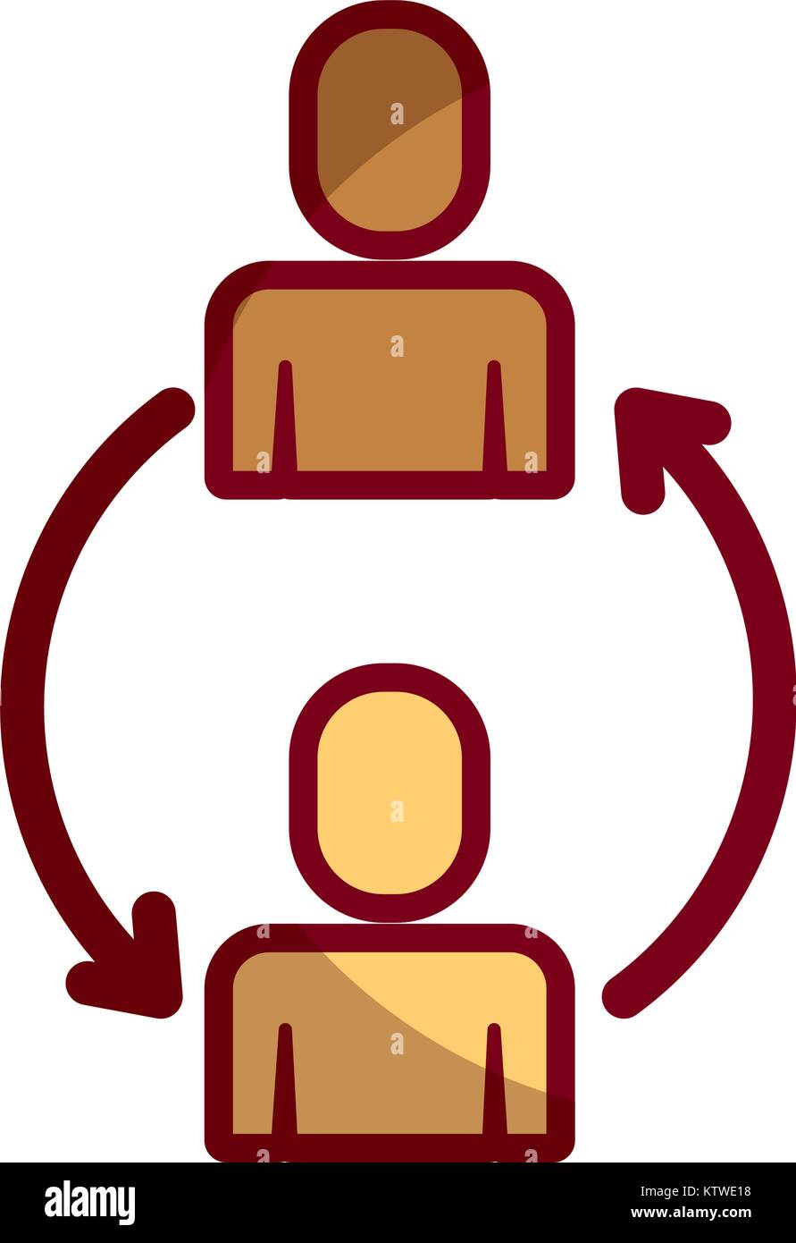 teamwork men cooperation solution arrows Stock Vector Image & Art - Alamy