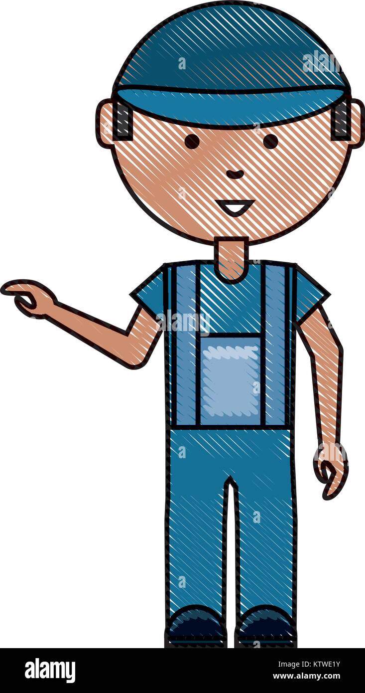 cartoon mechanic man icon Stock Vector Image & Art - Alamy