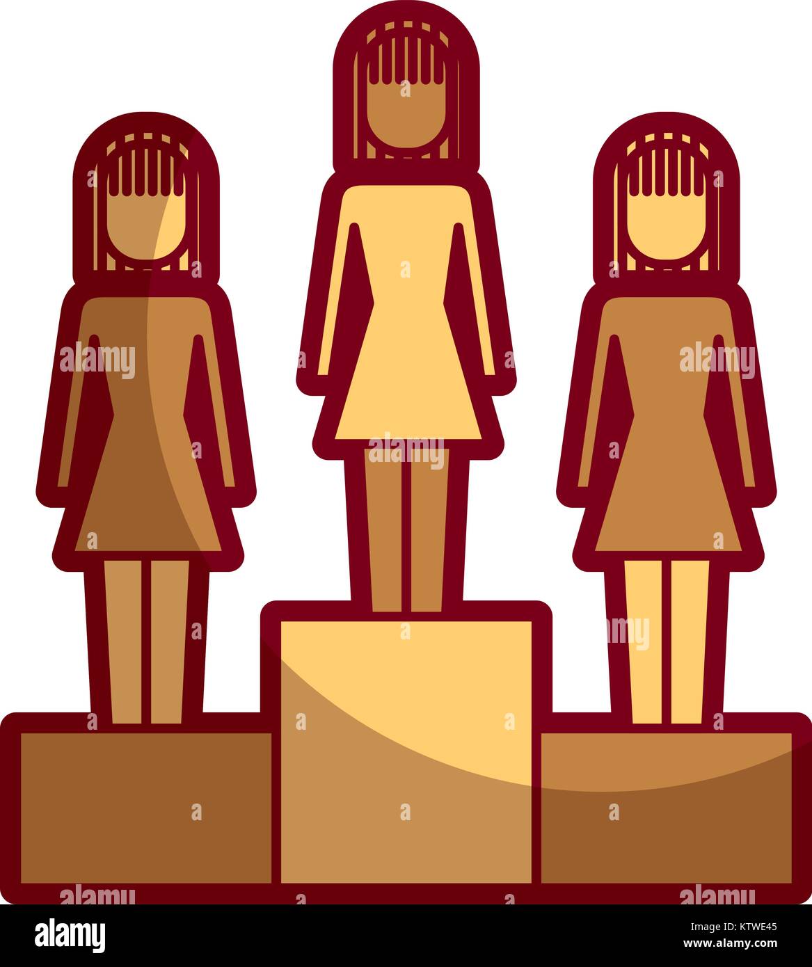 business men in podium competition success Stock Vector Image & Art - Alamy