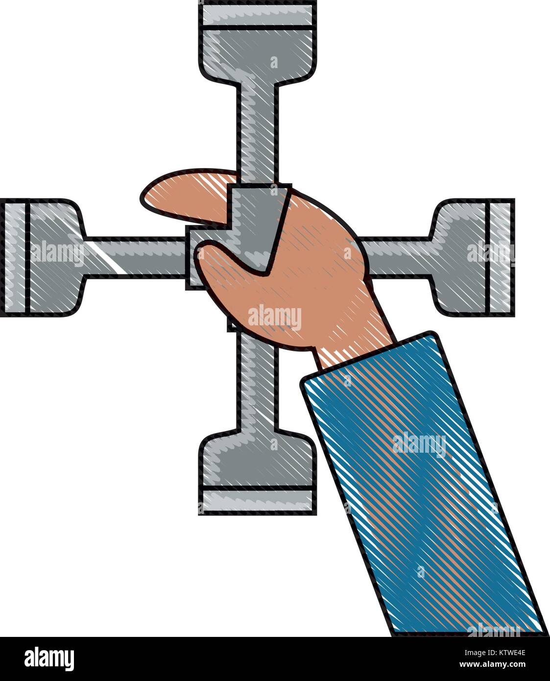 cross piece tool icon Stock Vector Image & Art - Alamy