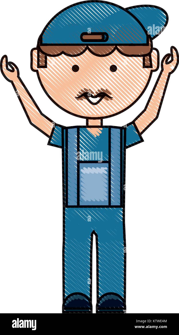 cartoon mechanic man icon Stock Vector Image & Art - Alamy