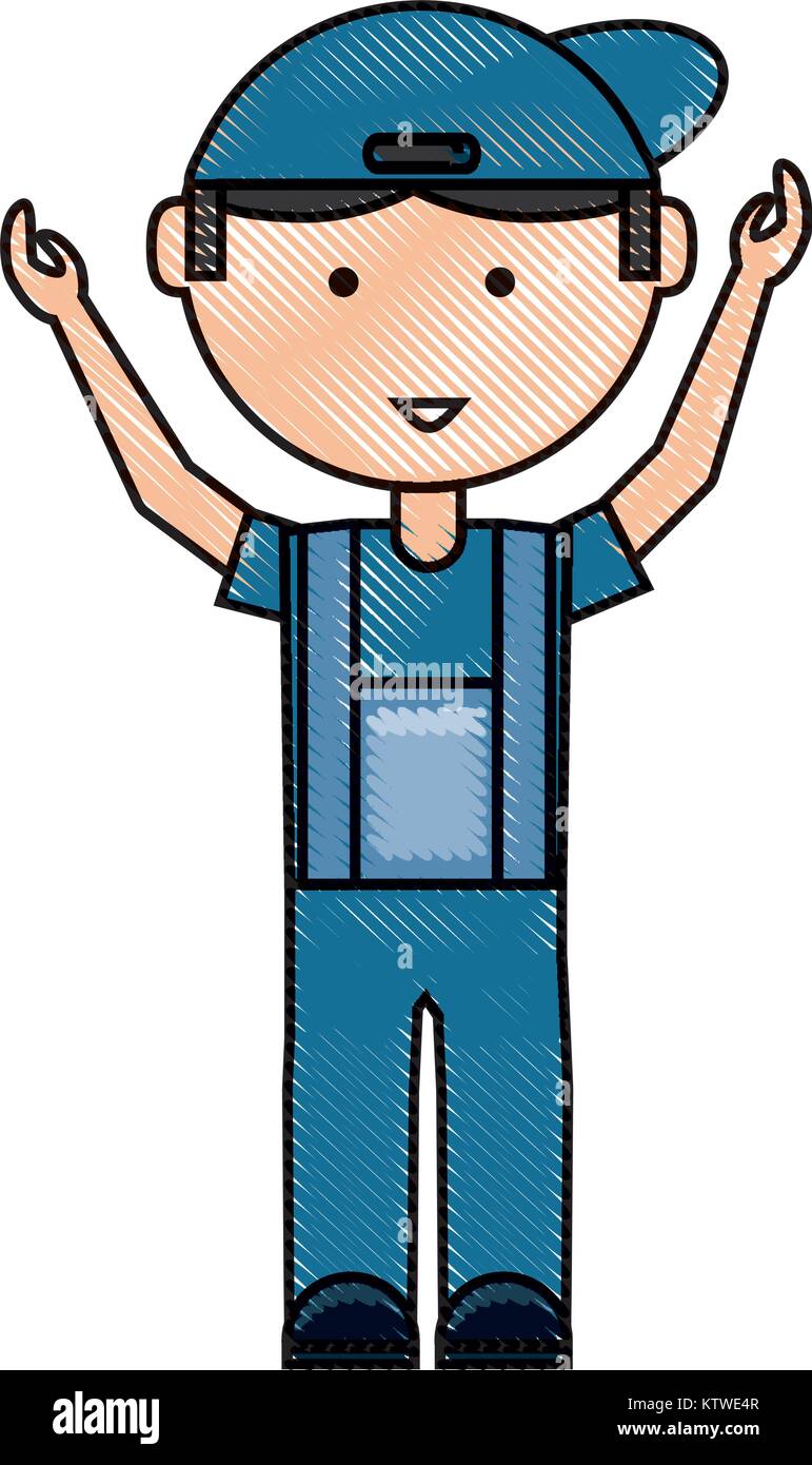 cartoon mechanic man icon Stock Vector Image & Art - Alamy