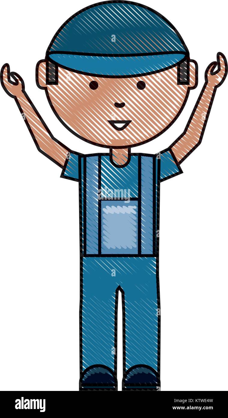 cartoon mechanic man icon Stock Vector Image & Art - Alamy