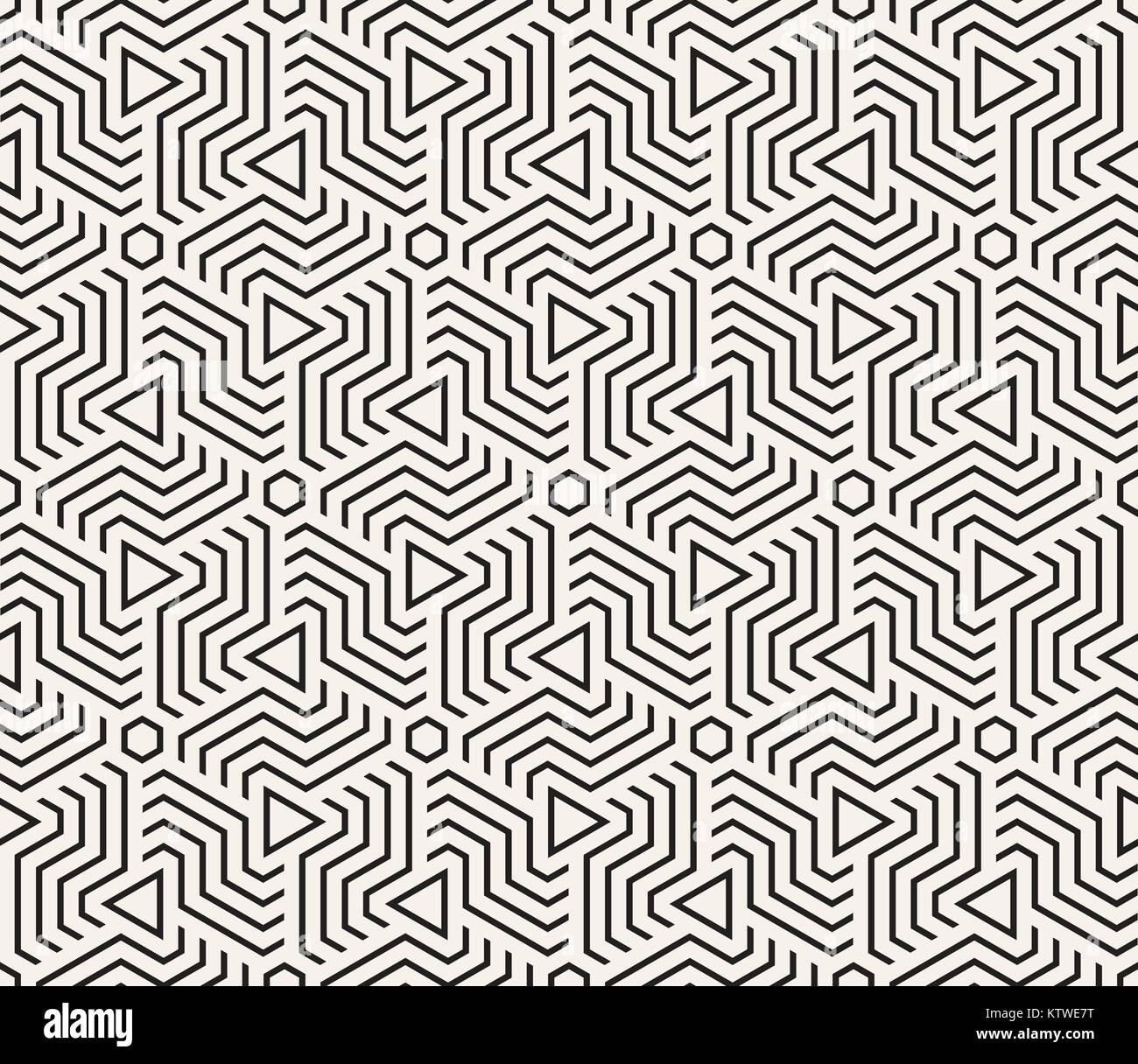 Vector seamless pattern. Modern stylish texture. Repeating geometric ...