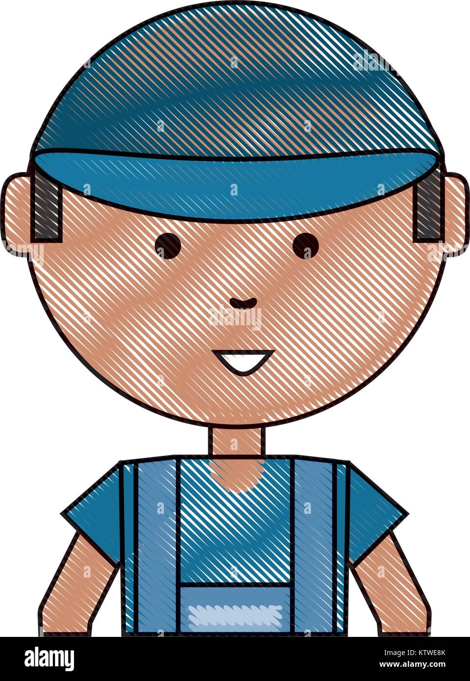 cartoon mechanic man icon Stock Vector Image & Art - Alamy