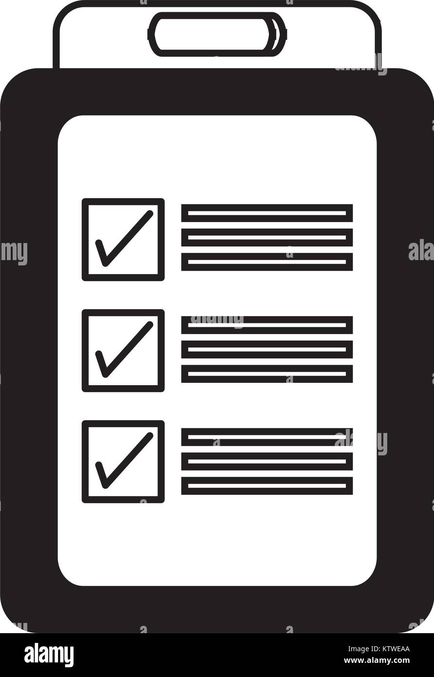 checklist icon image Stock Vector Image & Art - Alamy