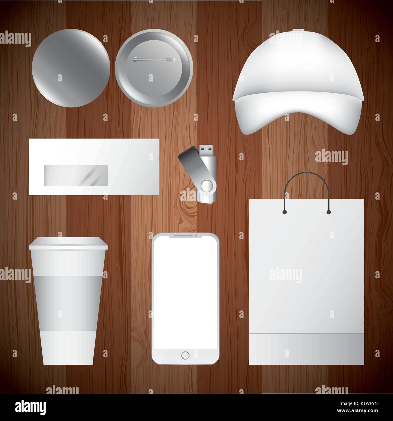 corporate identity branding business stationery advertising Stock ...