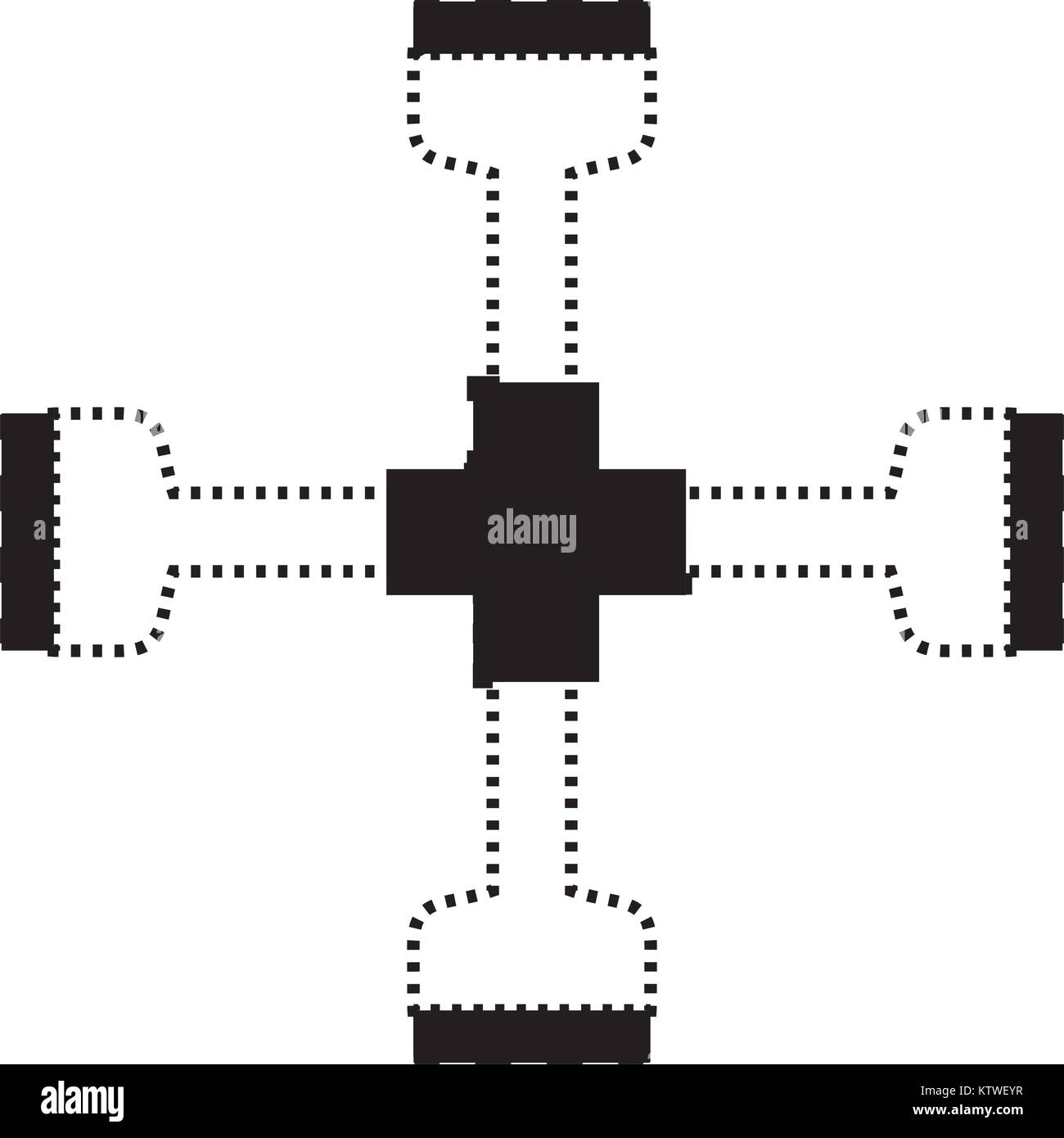 cross piece tool icon Stock Vector Image & Art - Alamy