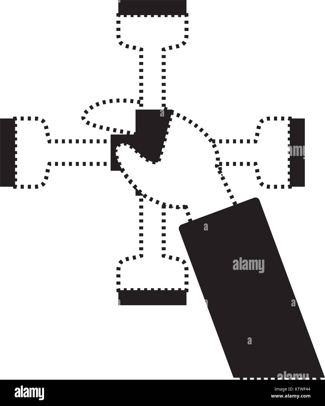 cross piece tool icon Stock Vector Image & Art - Alamy