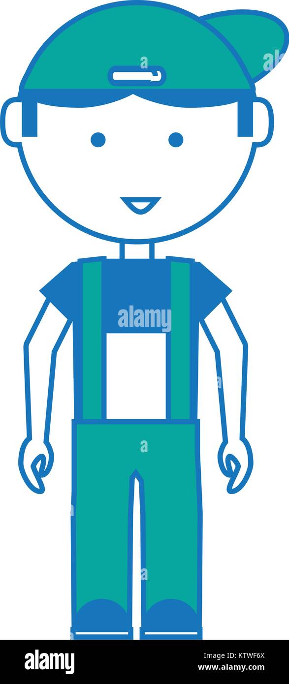 cartoon mechanic man icon Stock Vector Image & Art - Alamy