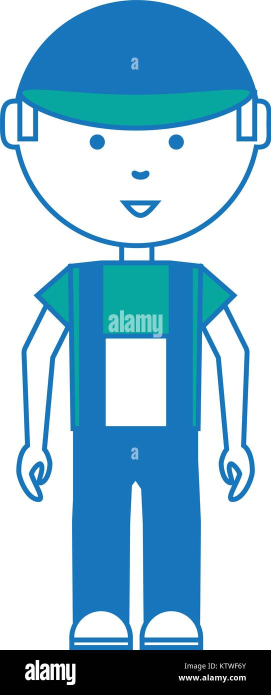 cartoon mechanic man icon Stock Vector Image & Art - Alamy