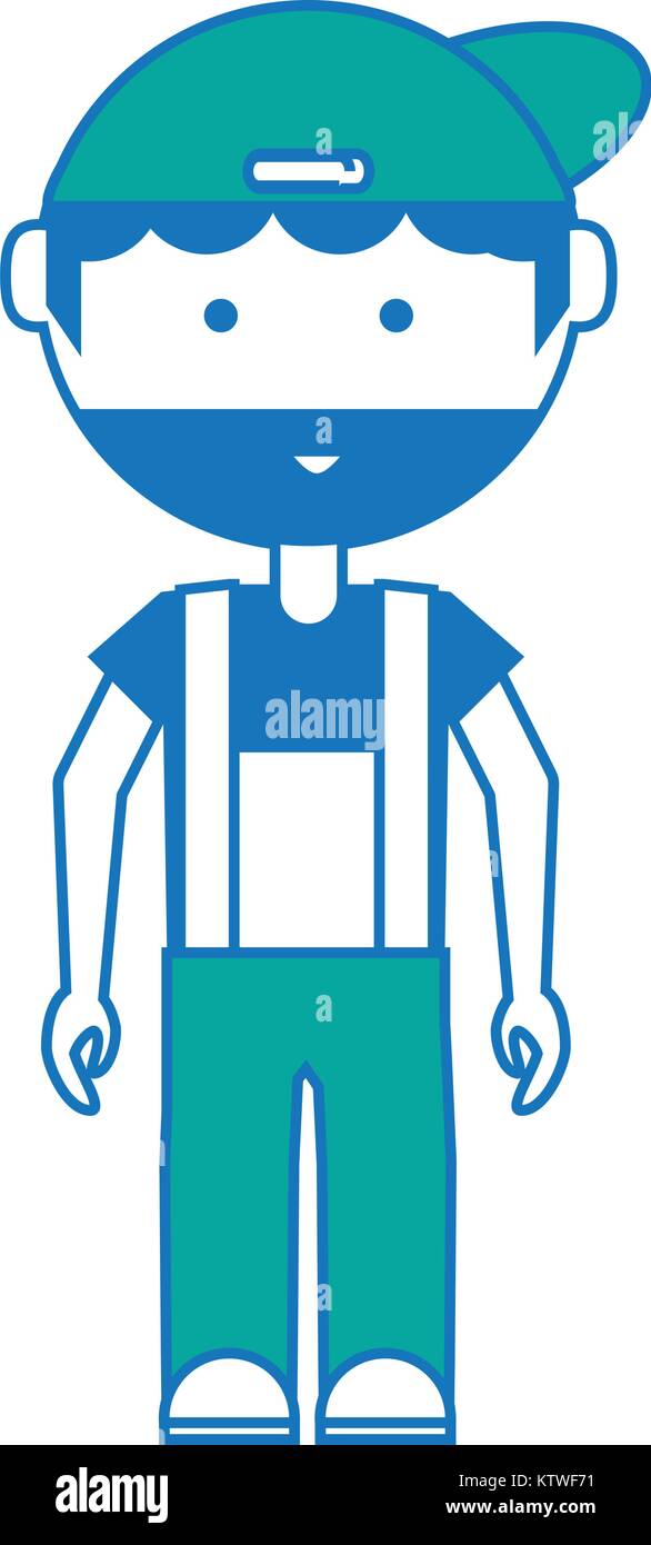 cartoon mechanic man icon Stock Vector Image & Art - Alamy