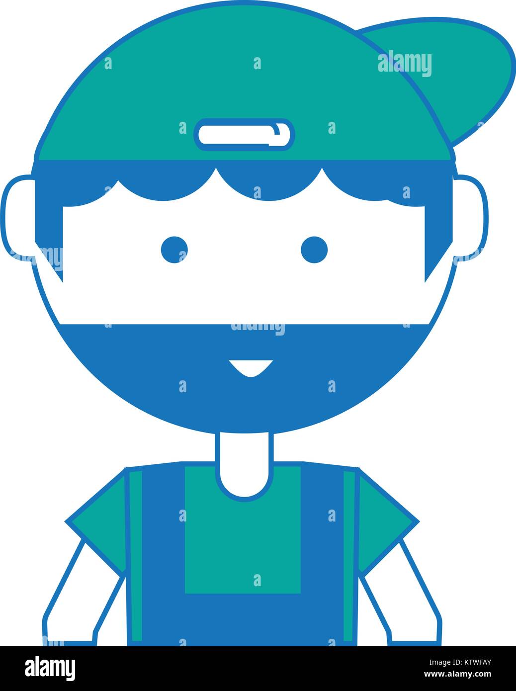 cartoon mechanic man icon Stock Vector Image & Art - Alamy