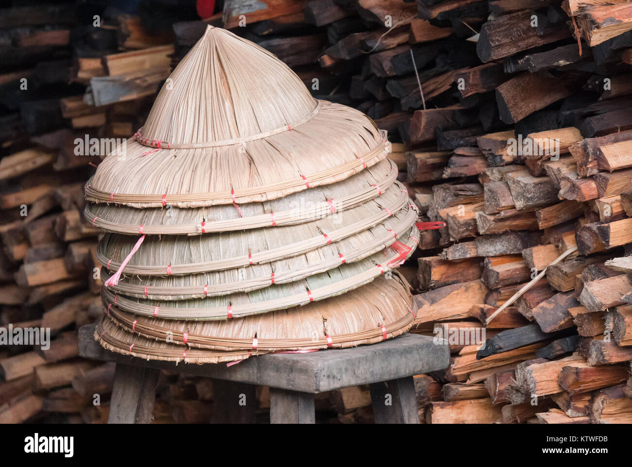 Hats in the ancient Tanintharyi Town, typical for the Tanintharyi ...