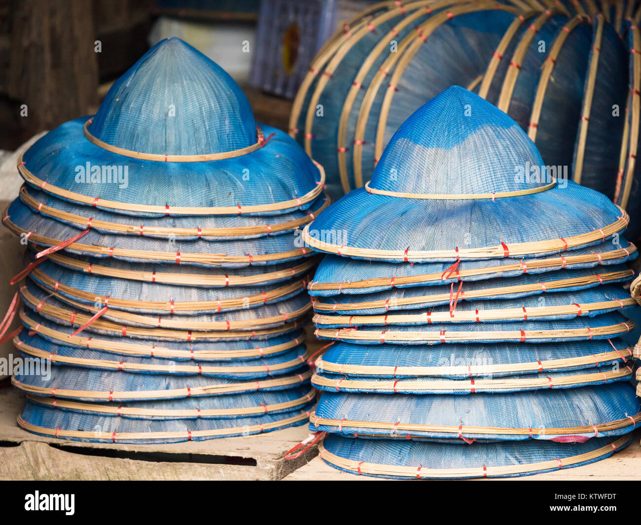 Hats in the ancient Tanintharyi Town, typical for the Tanintharyi ...