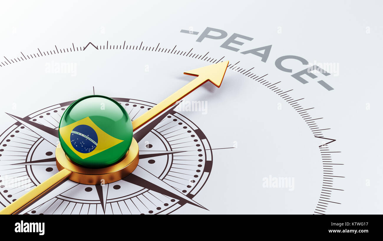 Brazil High Resolution Peace Concept Stock Photo - Alamy