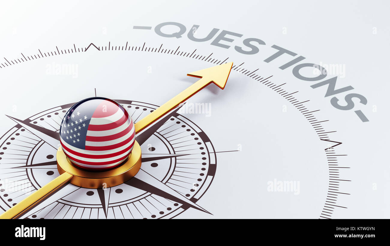 United States High Resolution Questions Concept Stock Photo - Alamy