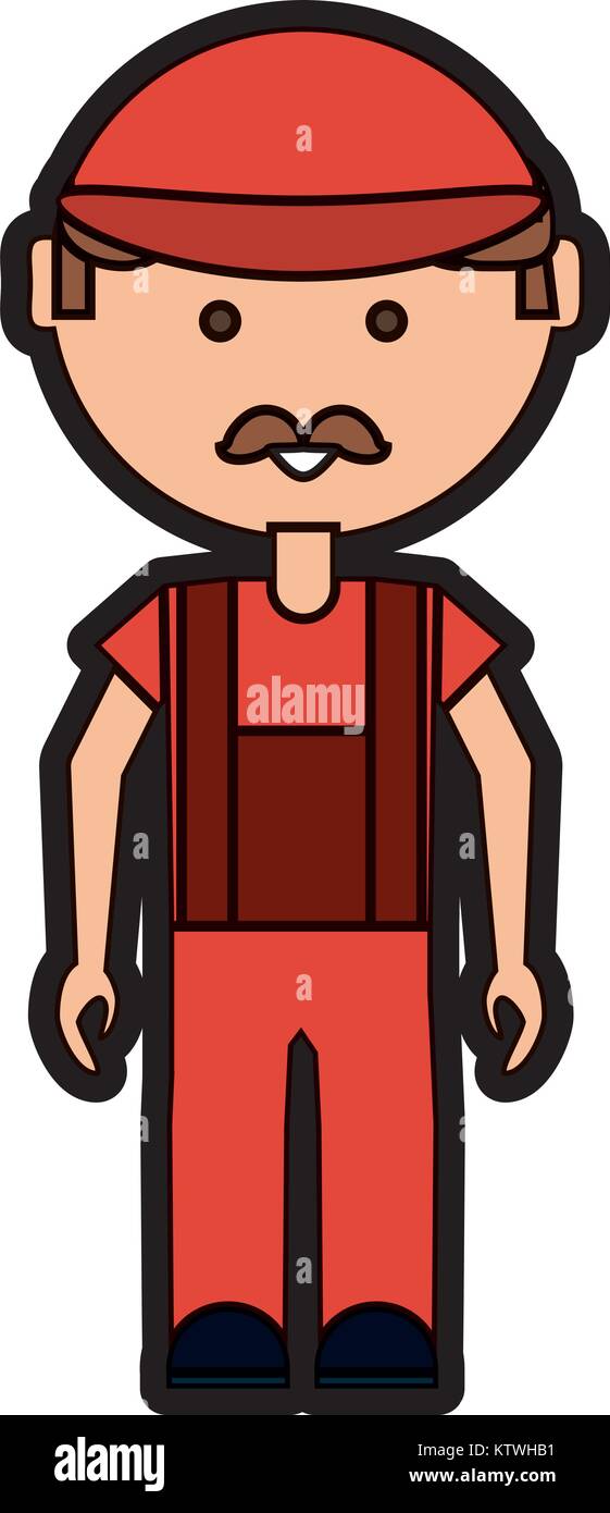 cartoon mechanic man icon Stock Vector Image & Art - Alamy