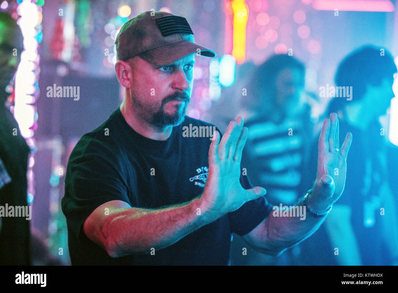 BRIGHT, director David Ayer, on set, 2017. ph: Matt Kennedy / © Netflix ...
