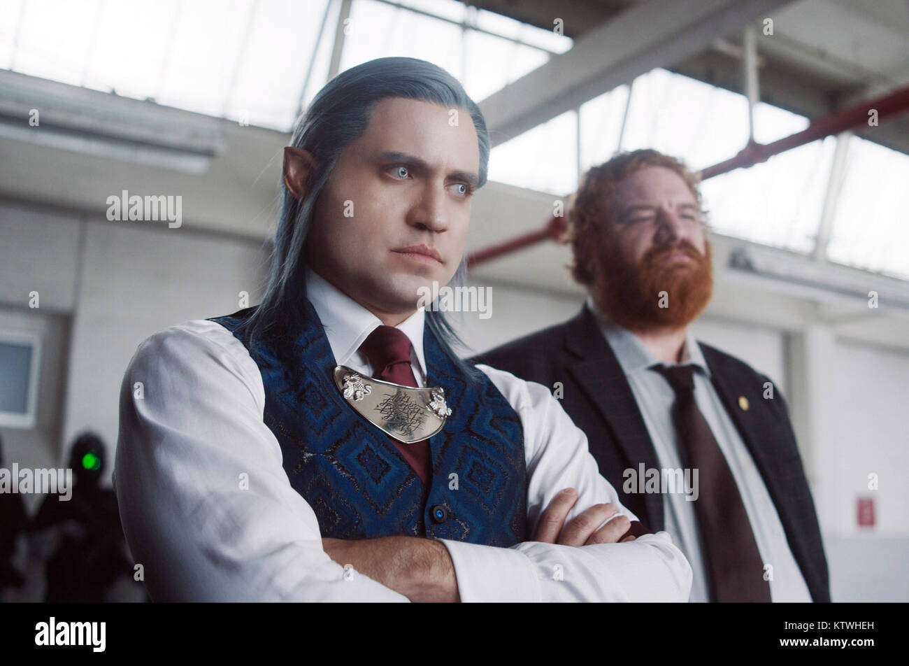 BRIGHT, from left: Edgar Ramirez, Happy Anderson, 2017. /© Netflix ...