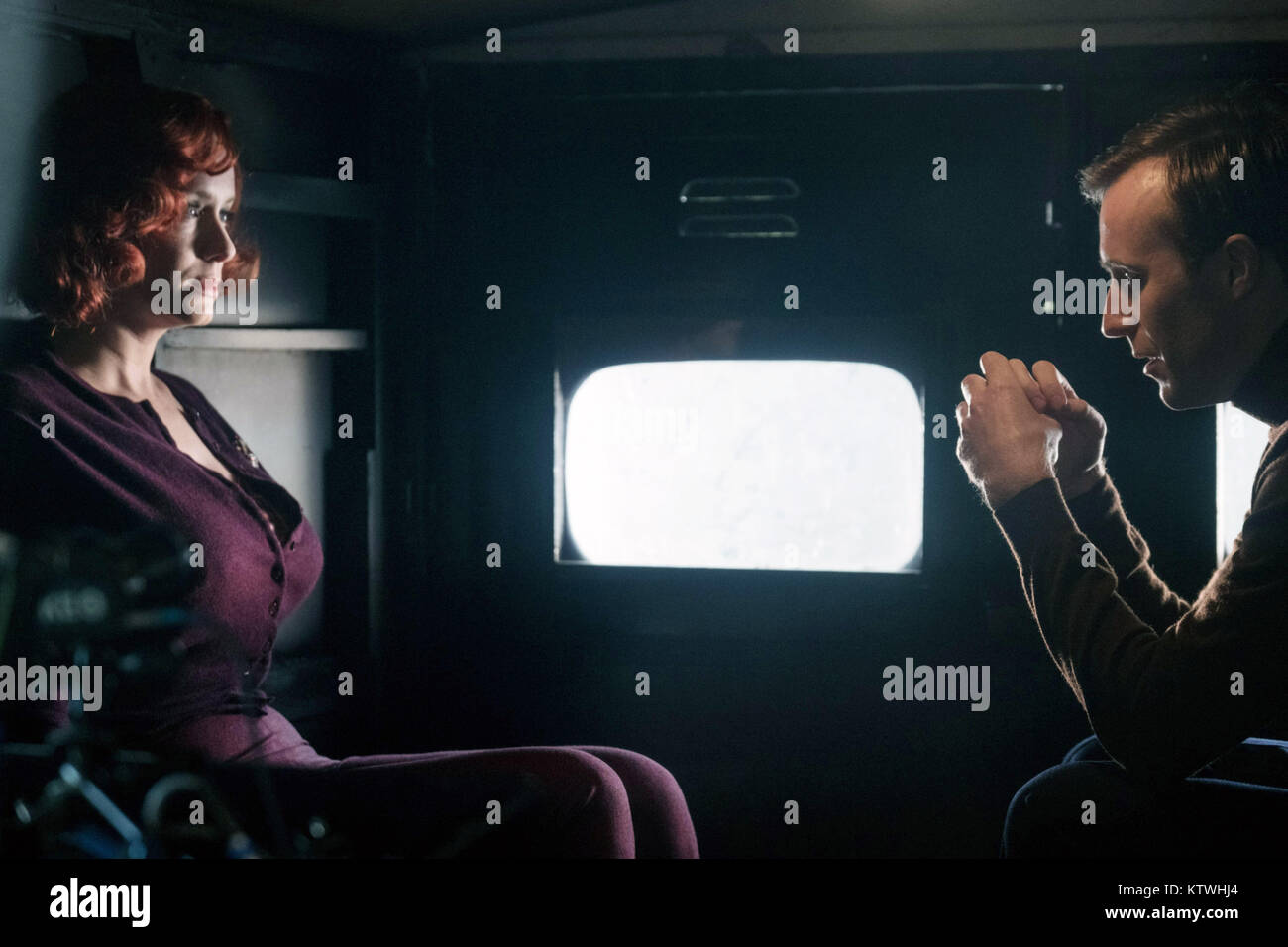 CROOKED HOUSE, from left, Christina Hendricks, John Heffernan, 2017. ph ...