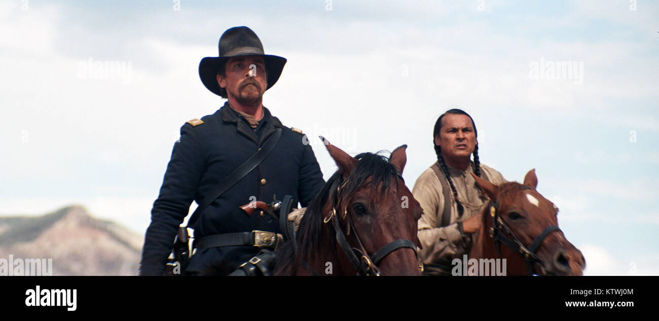 HOSTILES, from left: Christian Bale, Adam Beach, 2017. ph: Lorey ...