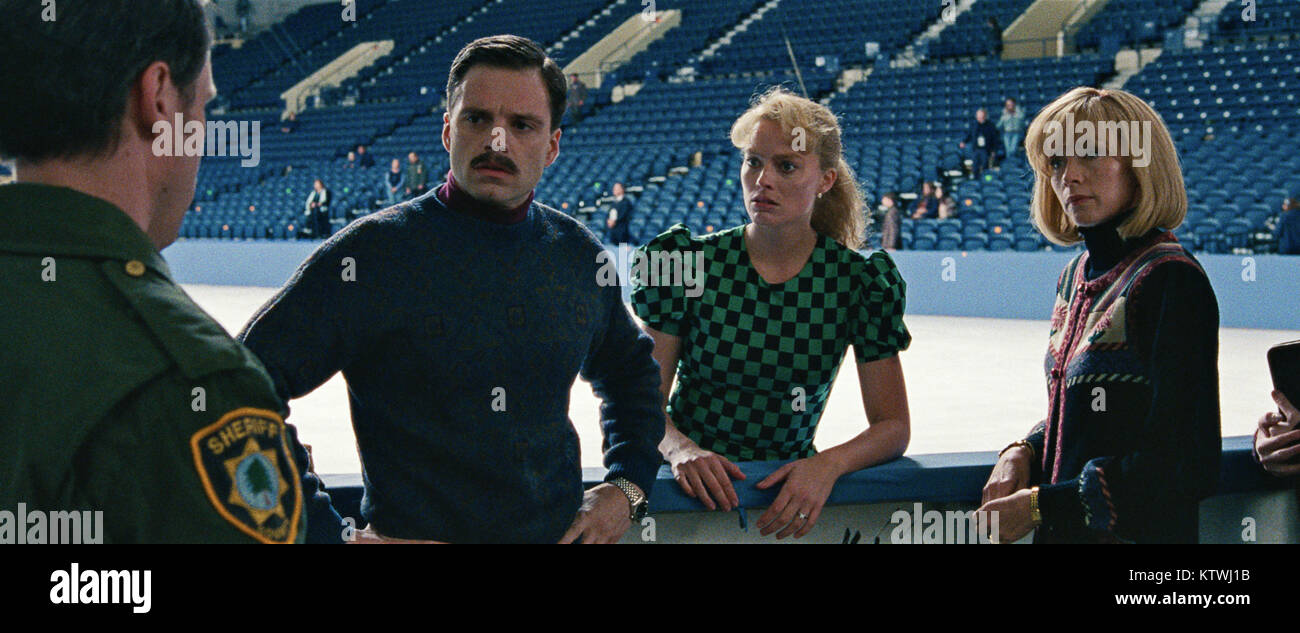 I, TONYA, from left: Sebastian Stan, Margot Robbie, as Tonya Harding ...