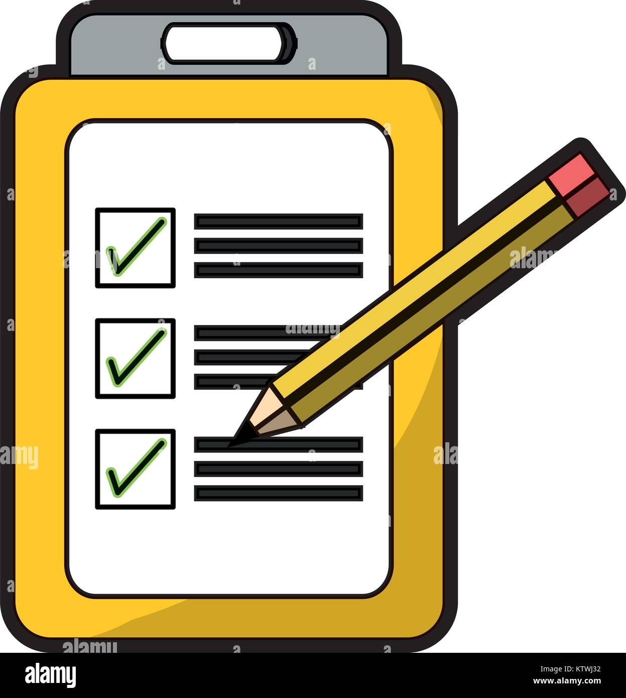 checklist icon image Stock Vector Image & Art - Alamy