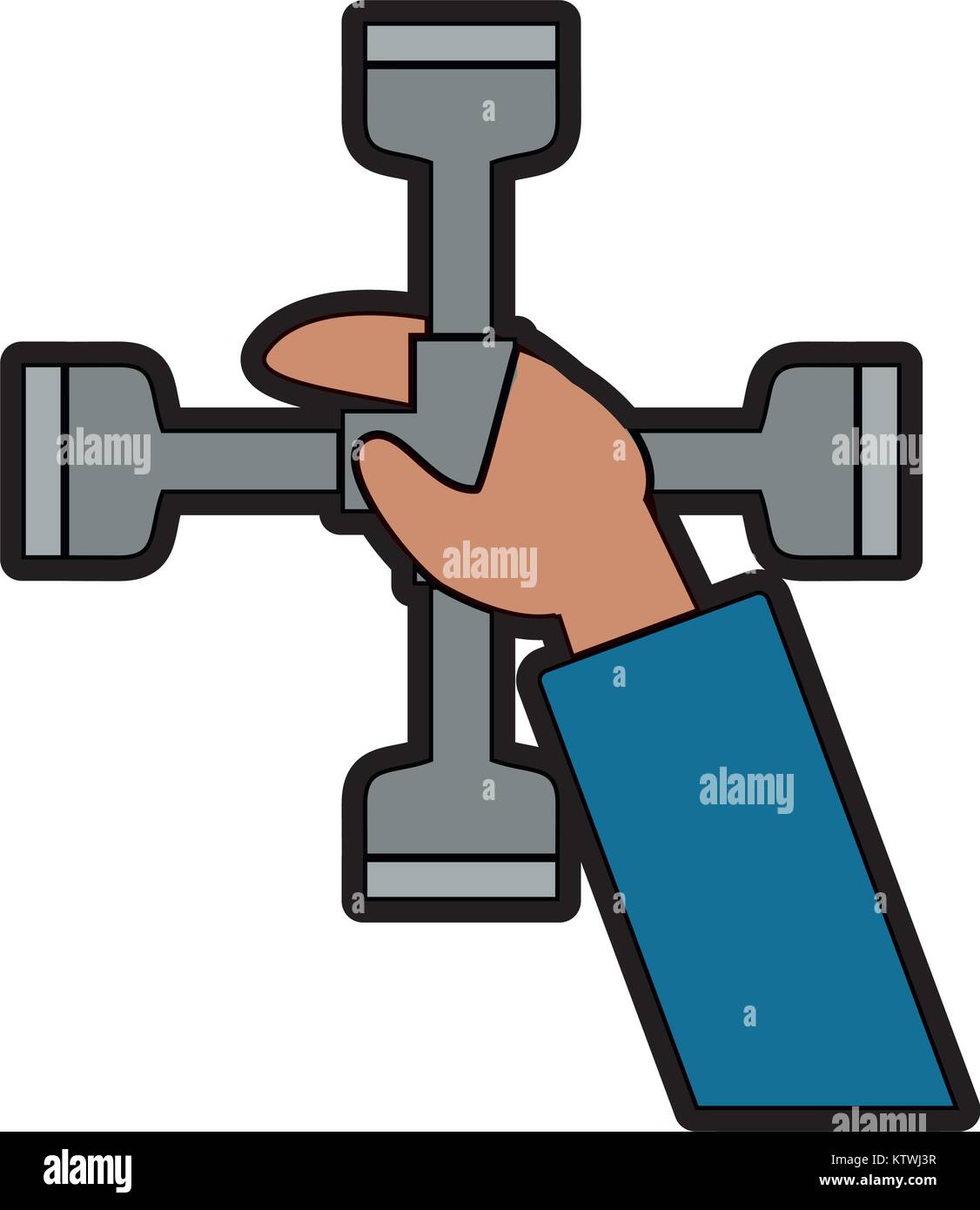 cross piece tool icon Stock Vector Image & Art - Alamy