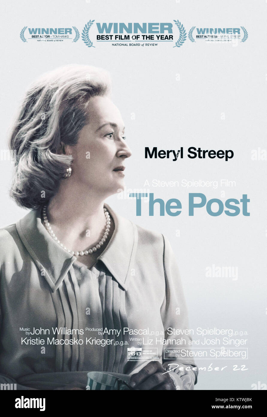 THE POST, US character poster, Meryl Streep as Kay Graham, 2017. TM ...