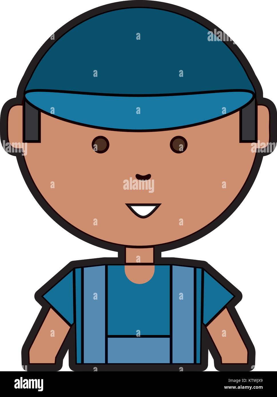 cartoon mechanic man icon Stock Vector Image & Art - Alamy