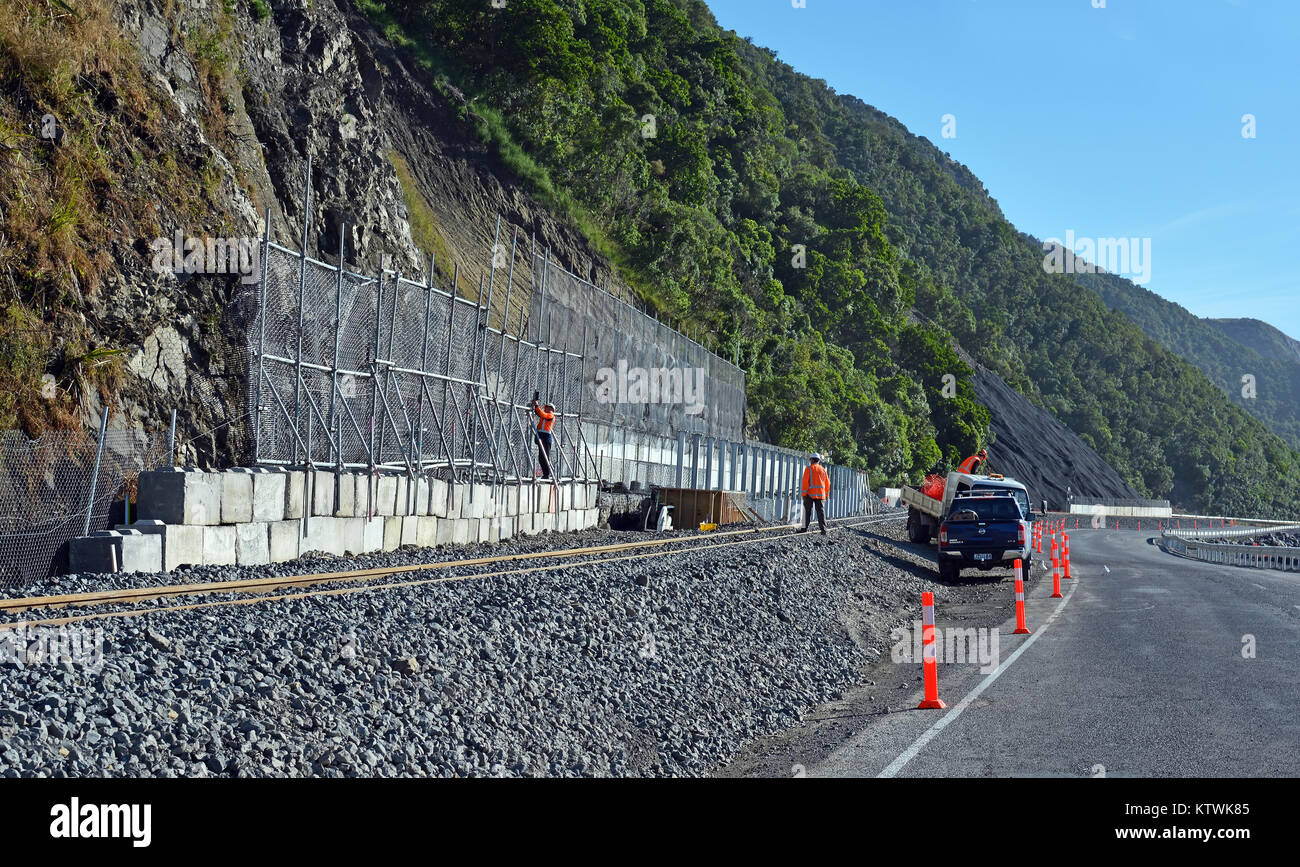 Falling rock road not sign hi-res stock photography and images - Alamy