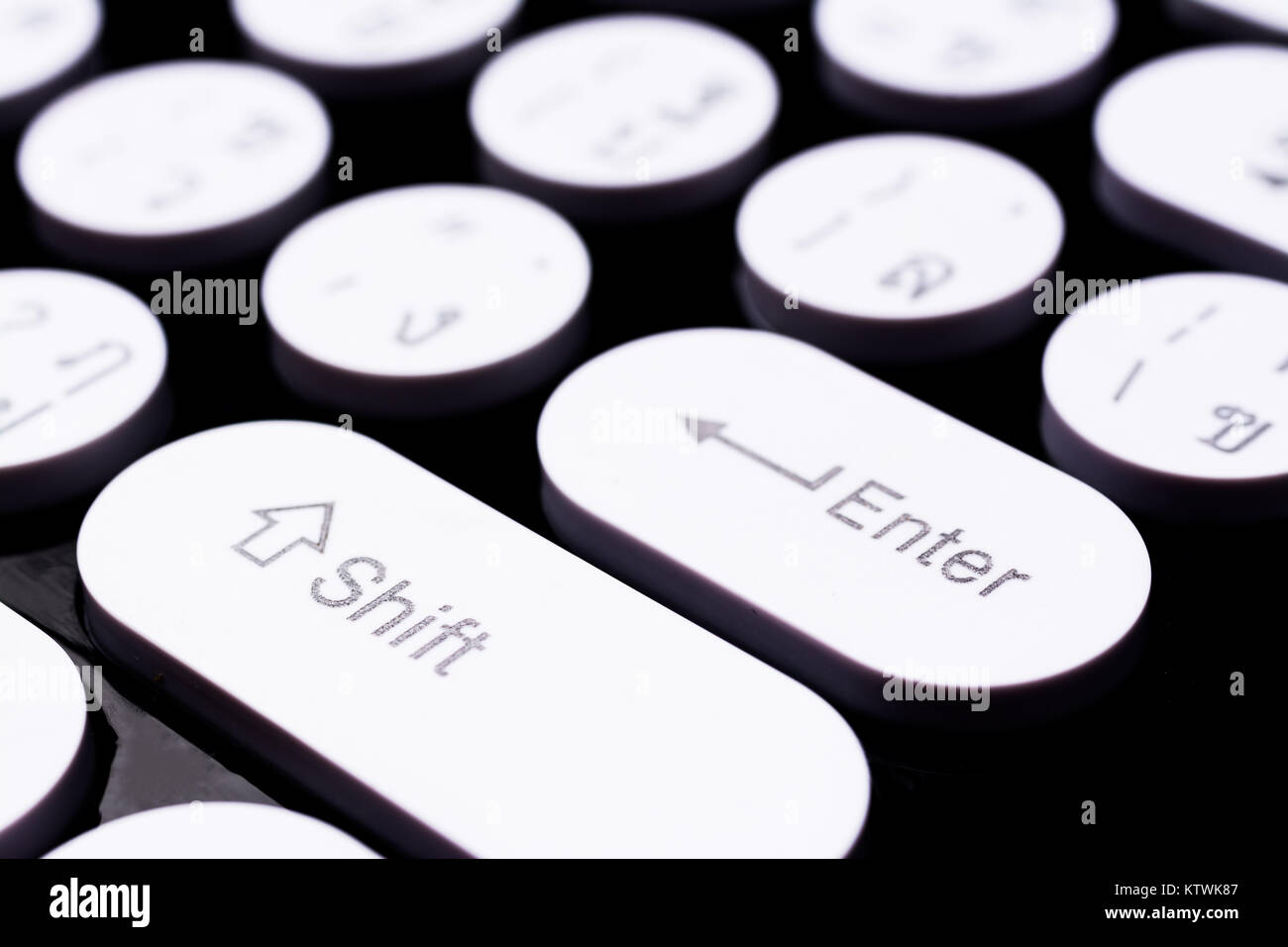 enter on keyboard Stock Photo - Alamy