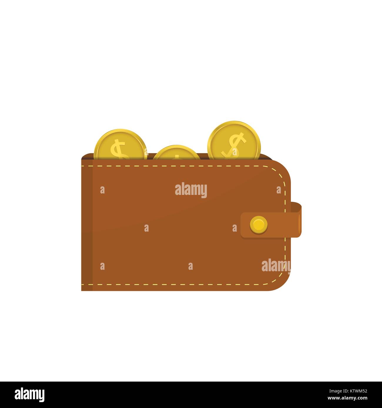 Pay with coins Stock Vector Images - Alamy