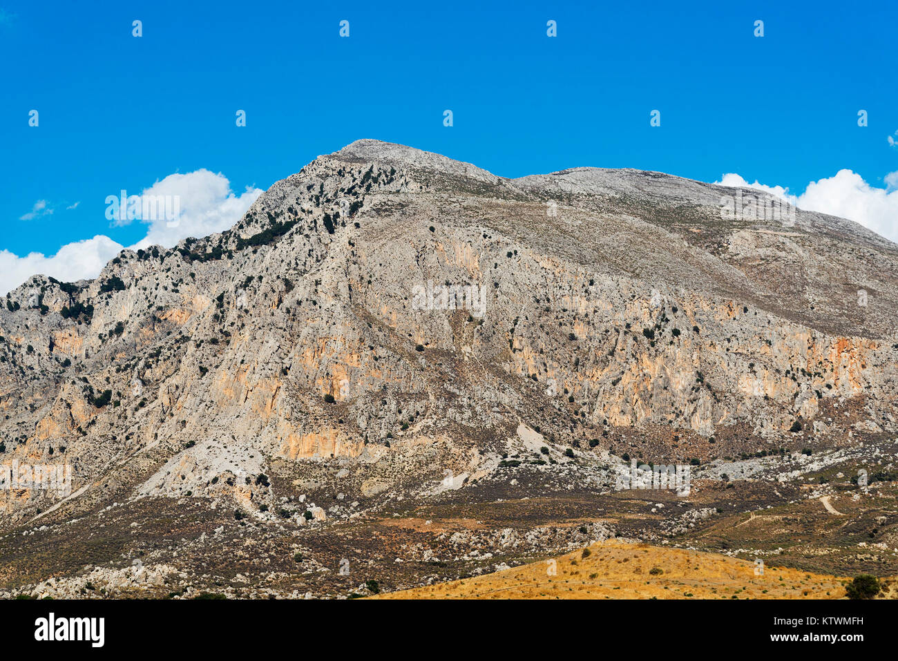 Hills with bushes on a Sunny day on the island of Crete Stock Photo - Alamy