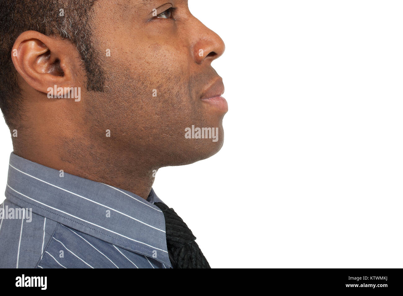 Profile black man hi-res stock photography and images - Alamy