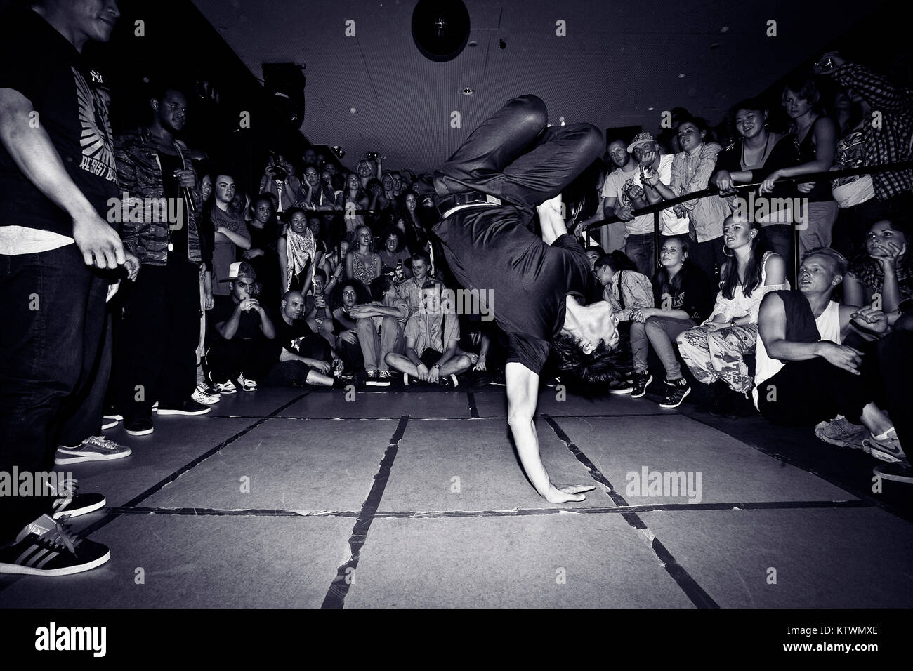 Break dancers and b-boys from around the world meet at the break dance ...
