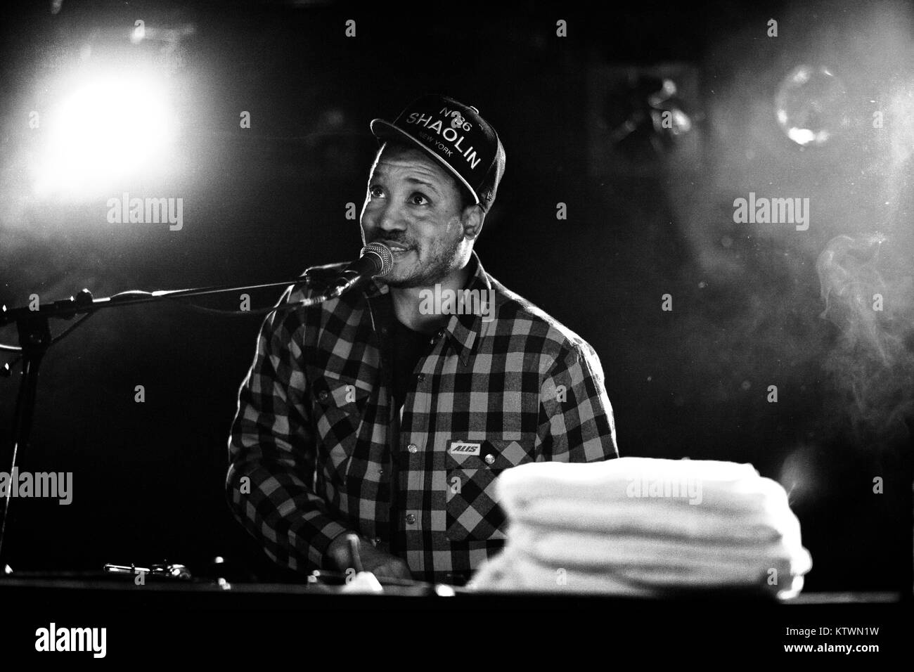 The American DJ and producer DJ Boogie Blind is here seen perform at a ...