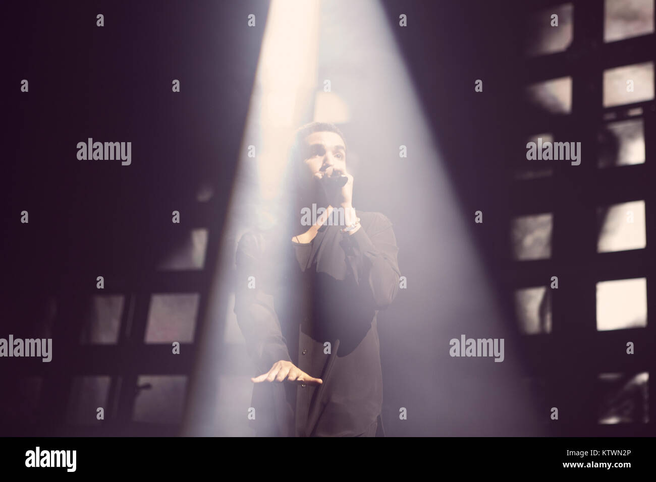 The Canadian singer and musician Drake performs a live concert at Forum ...