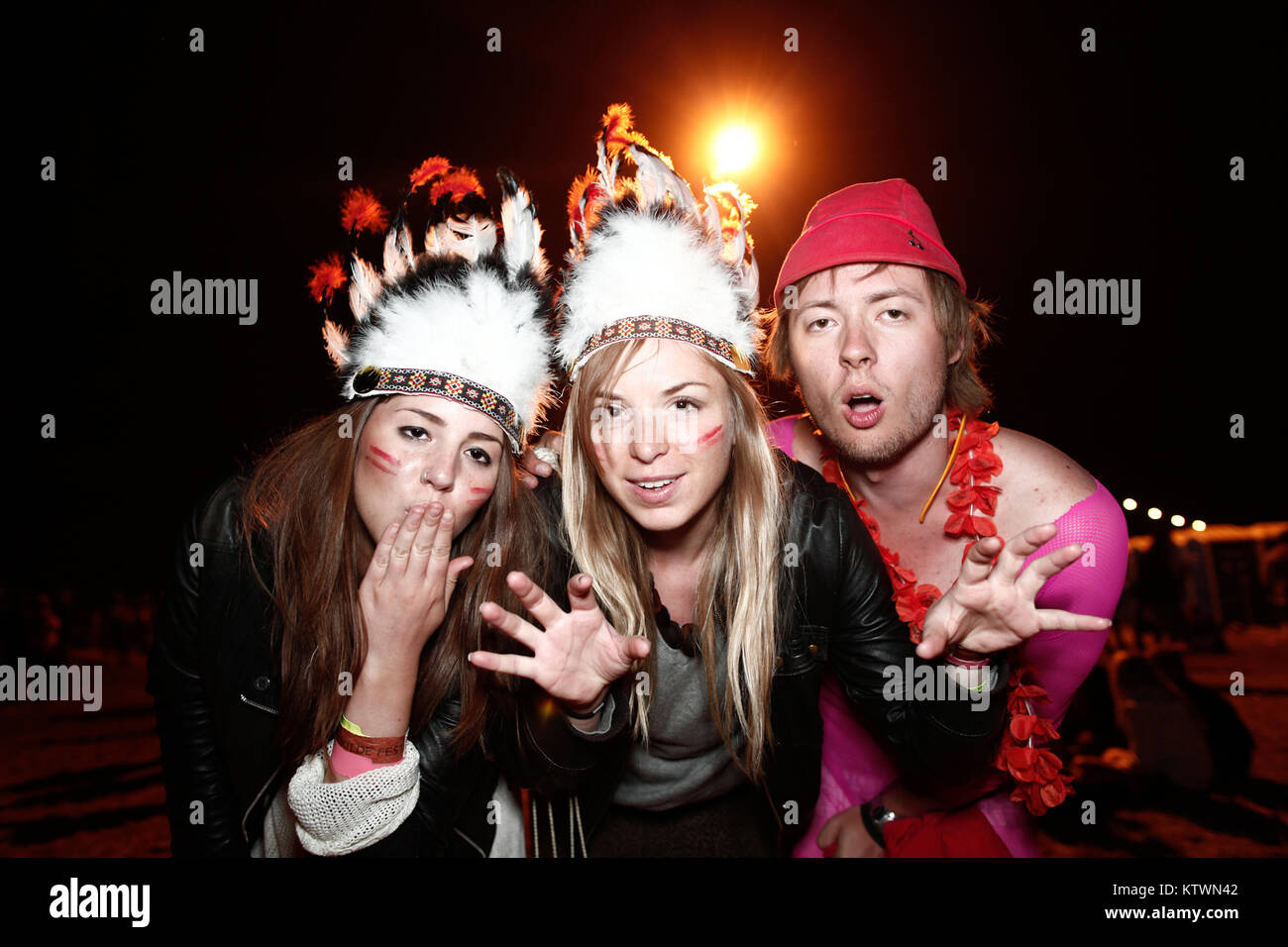 At Roskilde Festival it's tradition that people dress up and disguise ...