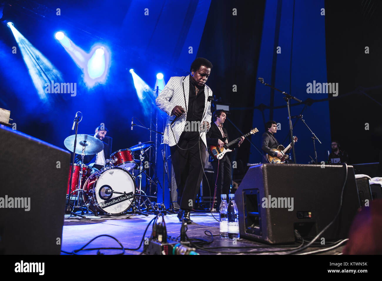The American soul and funk singer Lee Fields performs a live concert ...