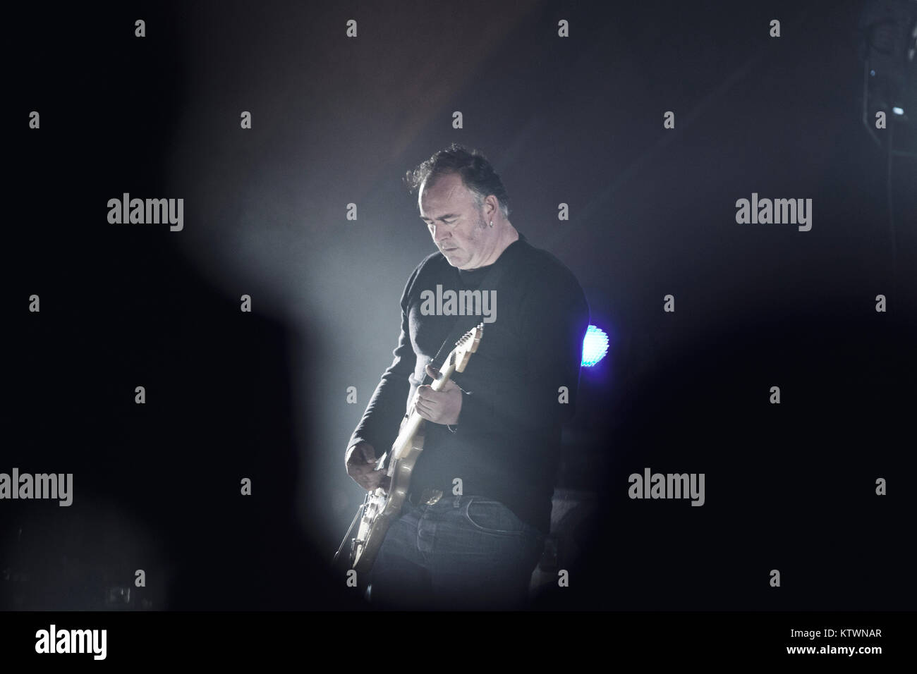 The English trip hop band Portishead performs a live concert at ...