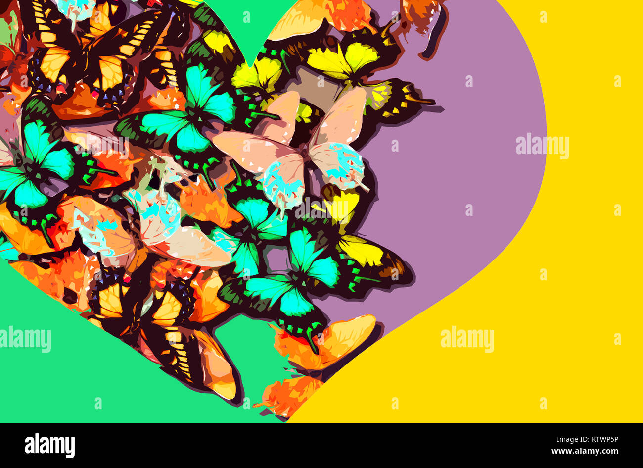 Butterfly wings shape hi-res stock photography and images - Alamy