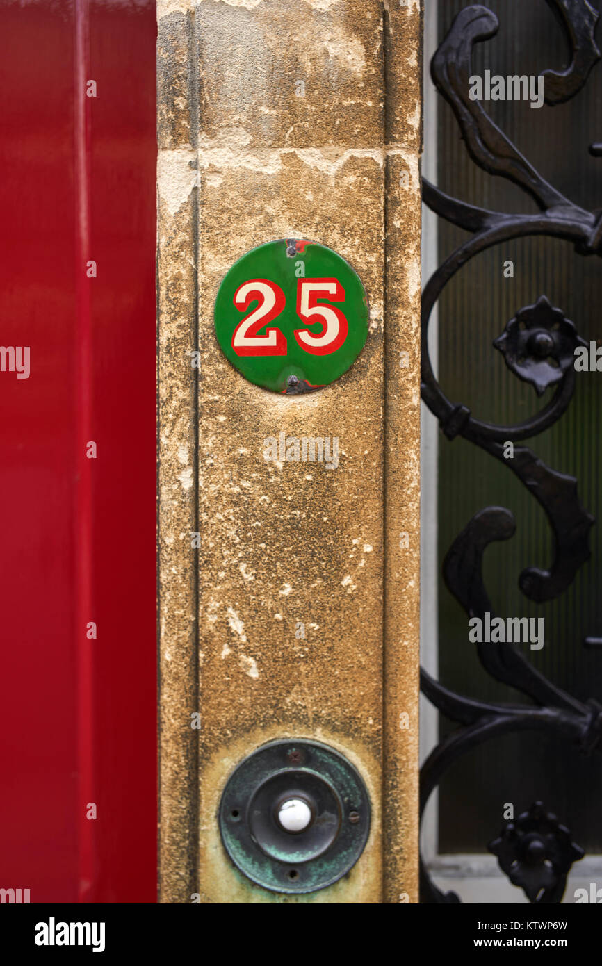 Door numbers hi-res stock photography and images - Alamy