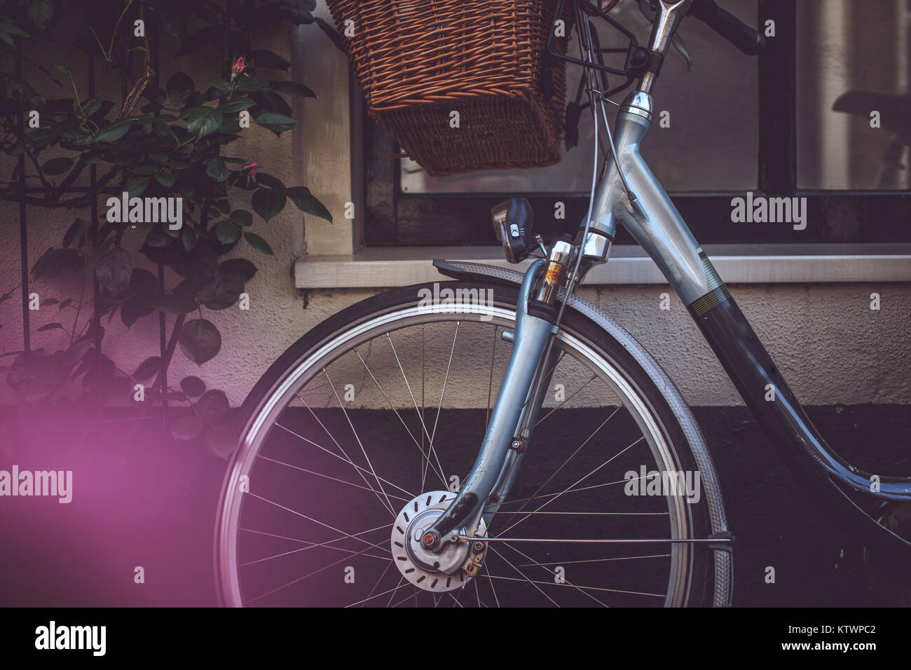 Bicycle on the street Stock Photo - Alamy