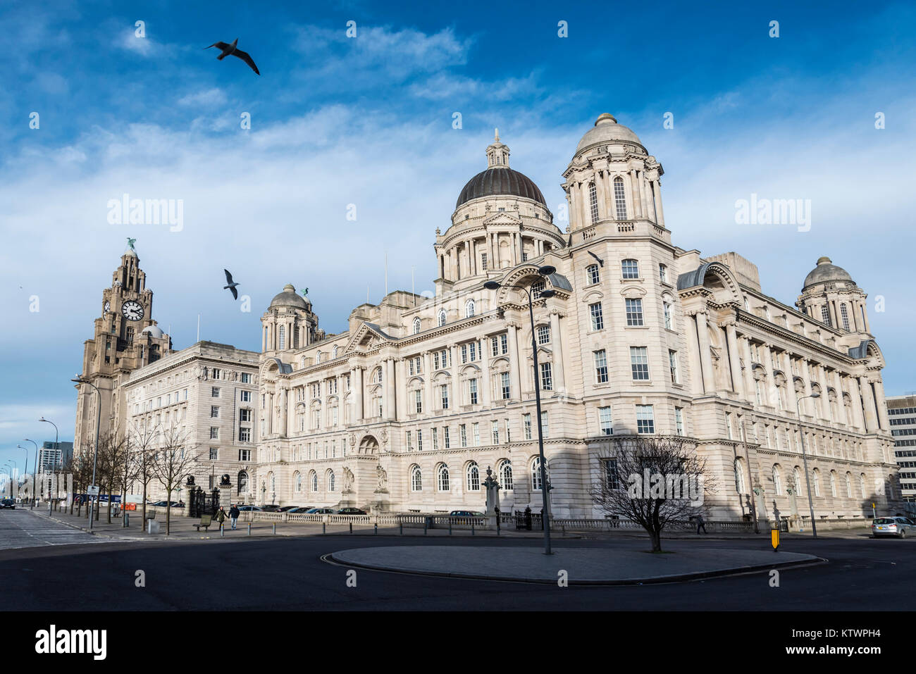 The Three Graces Royal Liver Building, Cunard Building and Port of ...