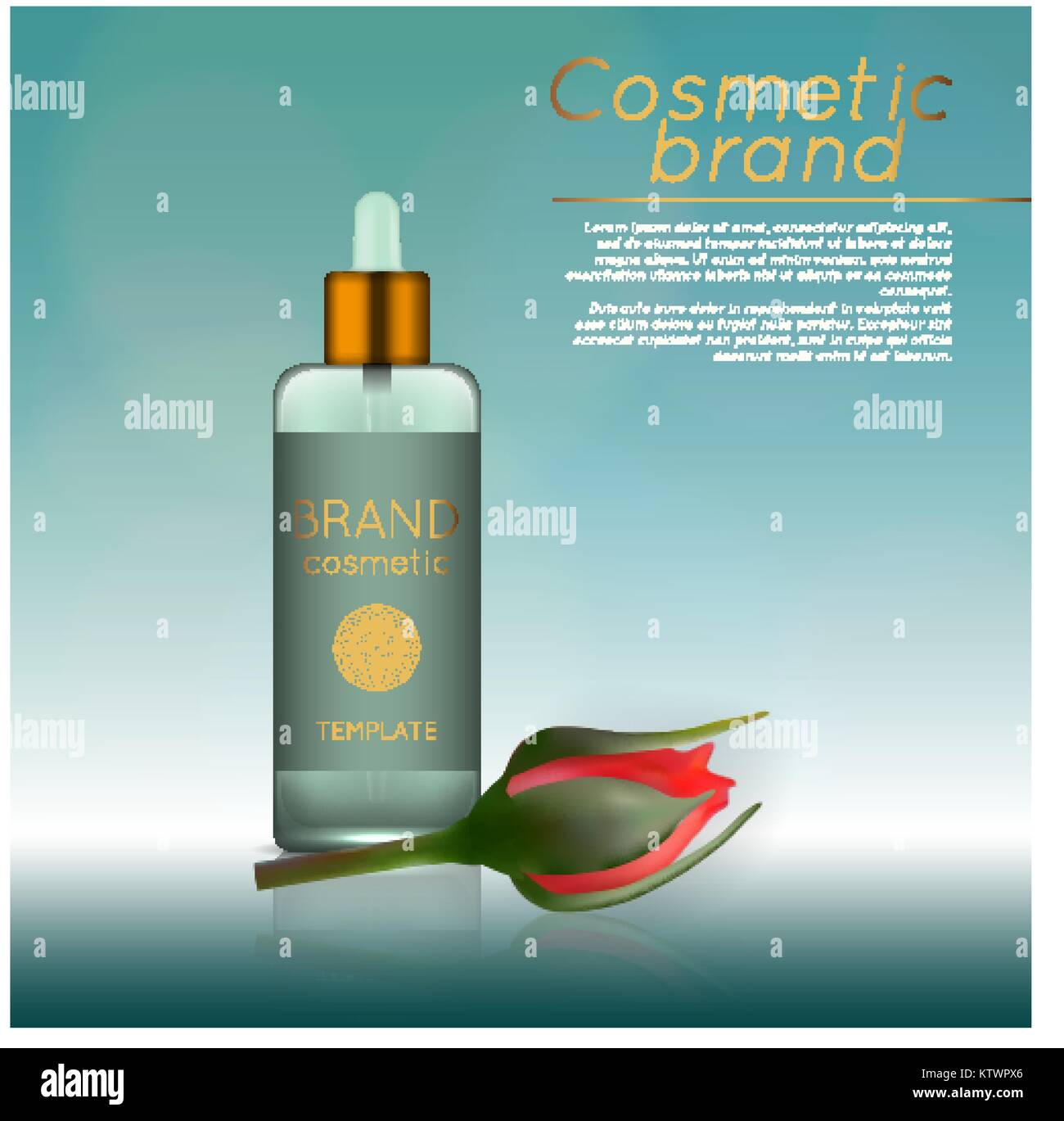 Cosmetic product vector vectors Stock Vector Images - Alamy